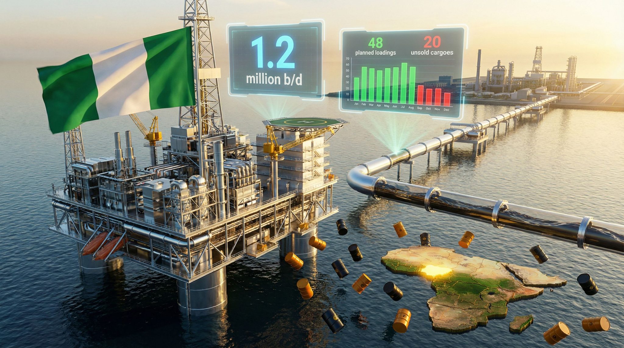 Nigeria Oil Exports Drop 41% as Infrastructure Fails