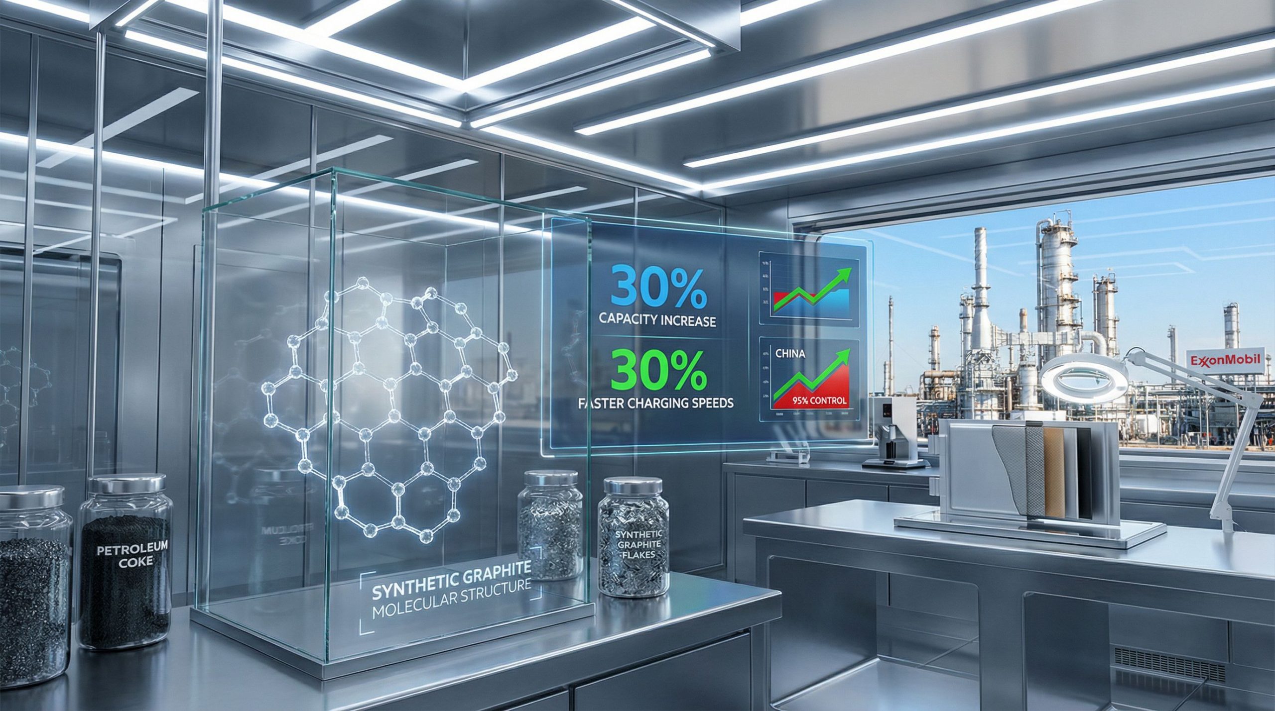 ExxonMobil Graphite EV Battery Tech Boosts Performance