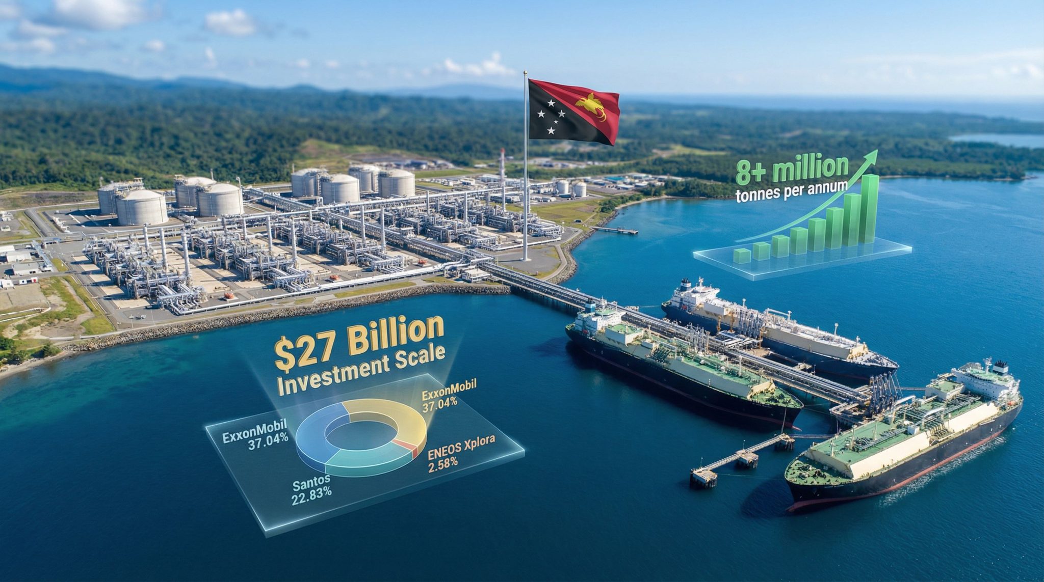 Santos LNG Papua New Guinea Project: $27B Investment