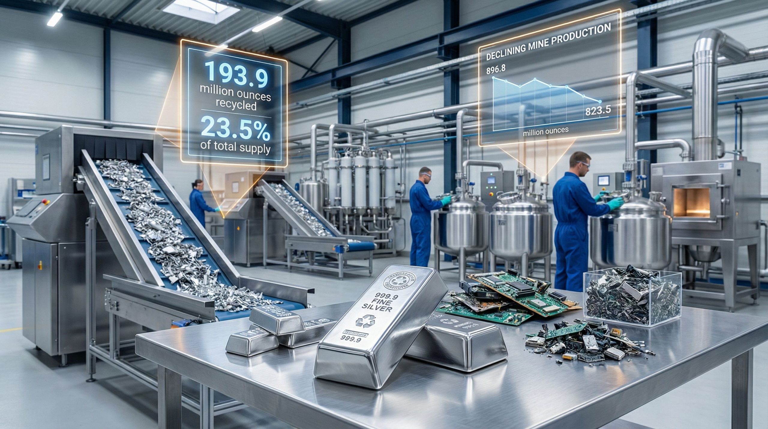 Silver Recycling Bottlenecks: Key Capacity Constraints