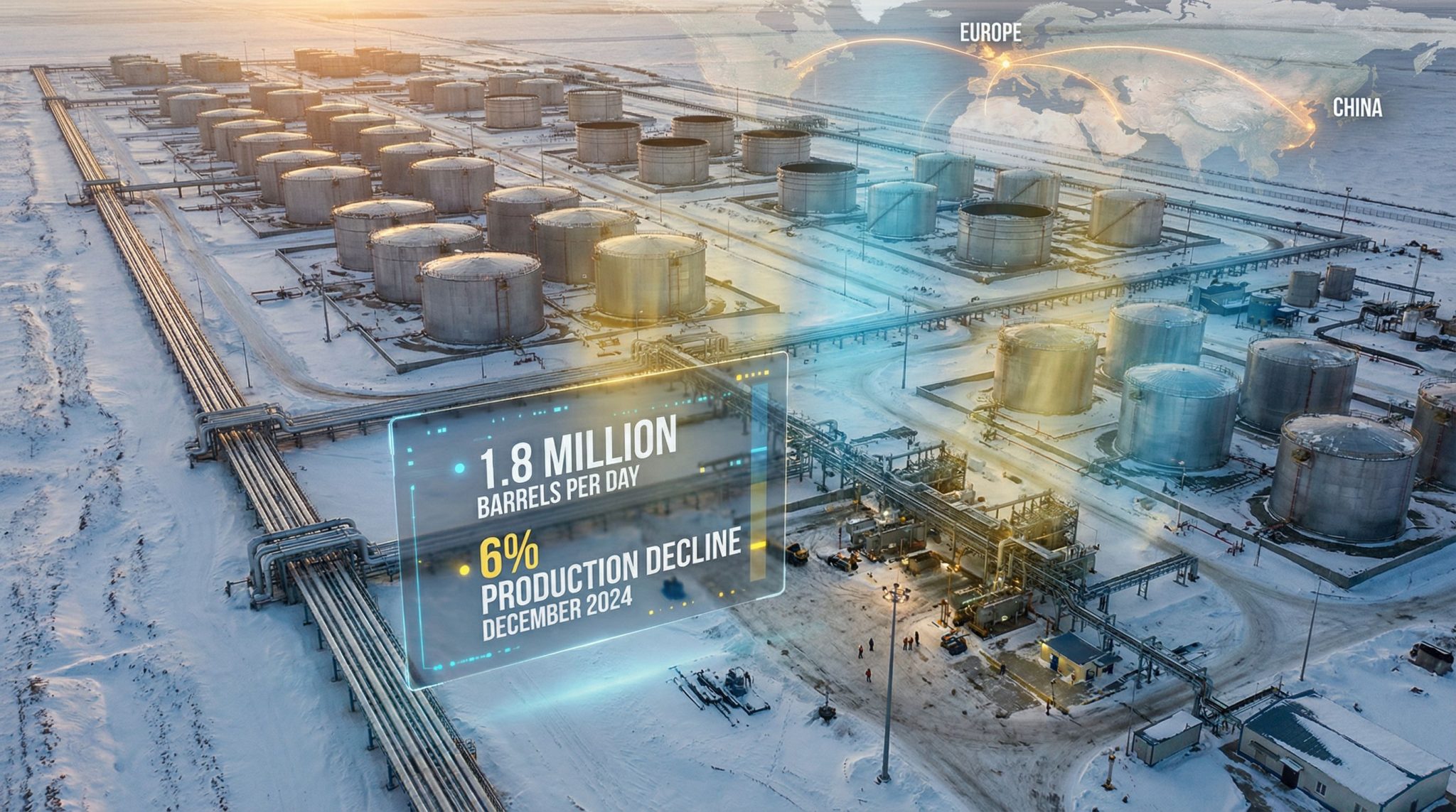 Kazakhstan Oil Output Drops 6% After CPC Pipeline Damage