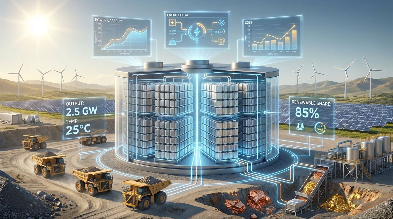 Fortescue Mining Battery Storage for Decarbonization