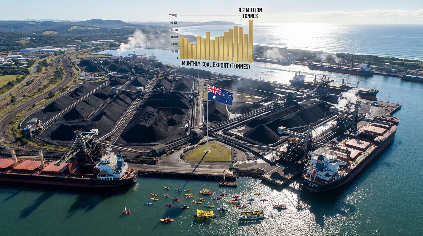 Protests Disrupt Australia's Newcastle Coal Port