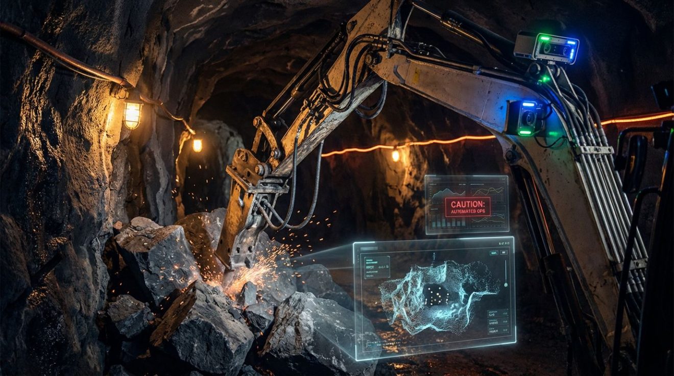 Xrock Autobreaker: Autonomous Mining Rock-Breaking System