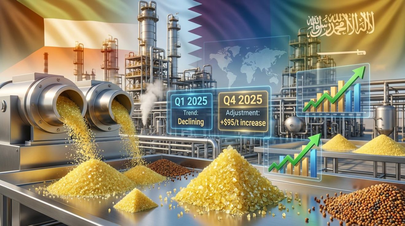 Kuwait Sulphur Price Hits $495/Tonne in December 2025