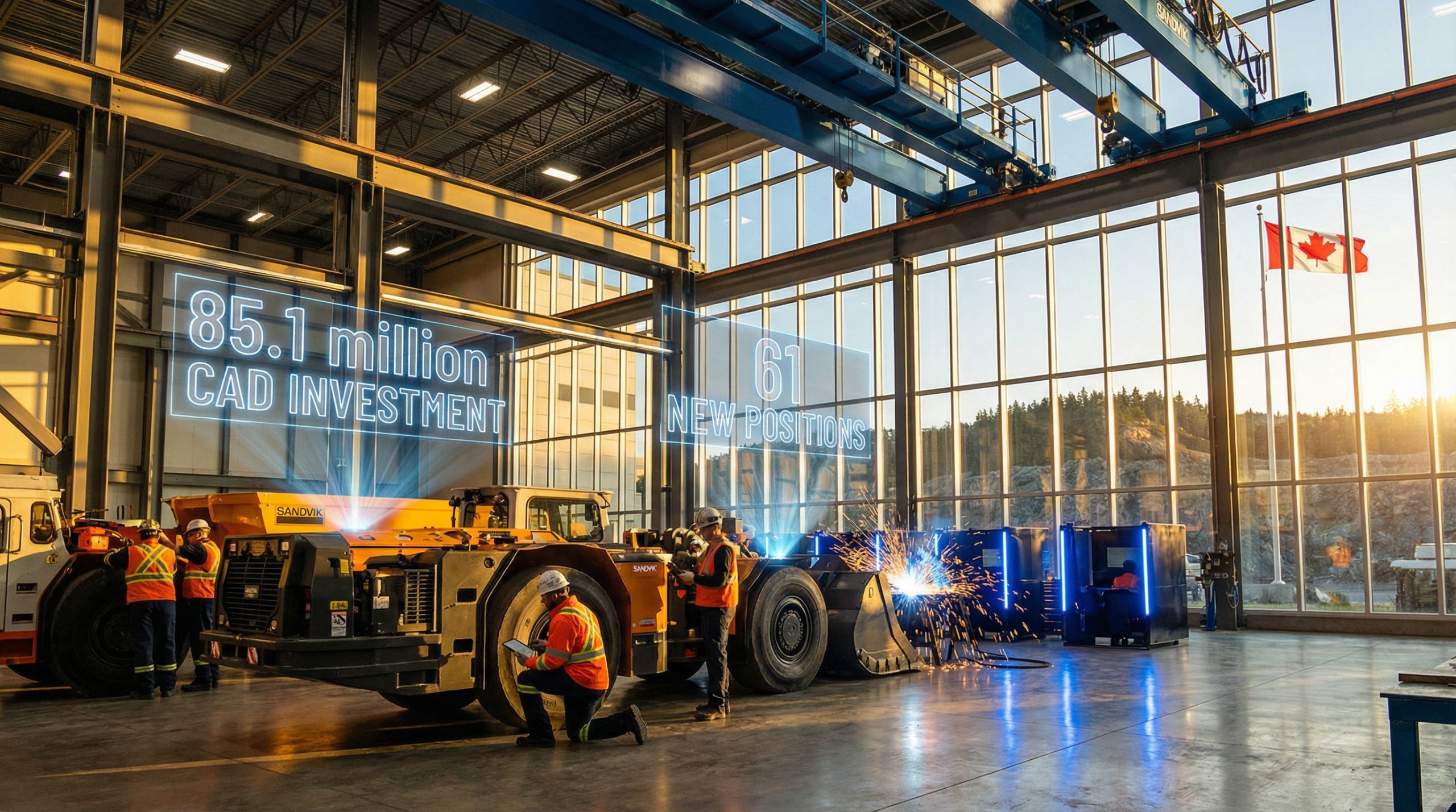 Sandvik New Sudbury Facility: $85M Manufacturing Hub