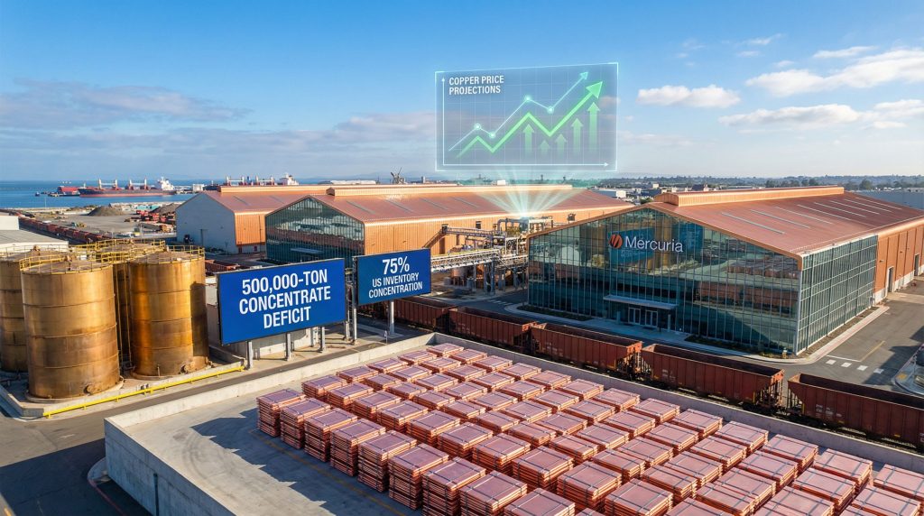 Mercuria Copper Market Forecast: Supply Chain Disruption