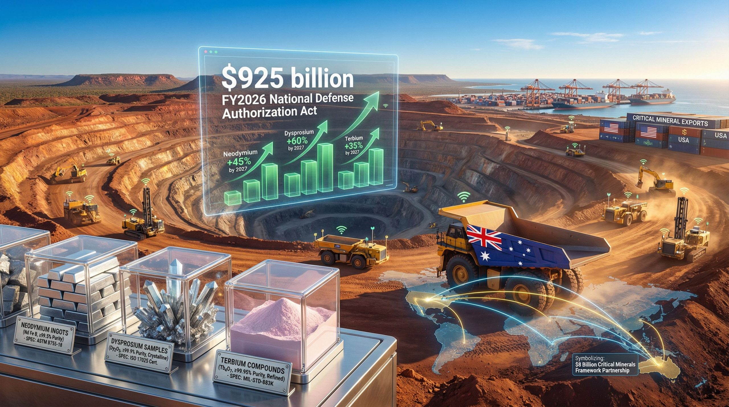 US Defense Spending Boosts Australian Mining Sector