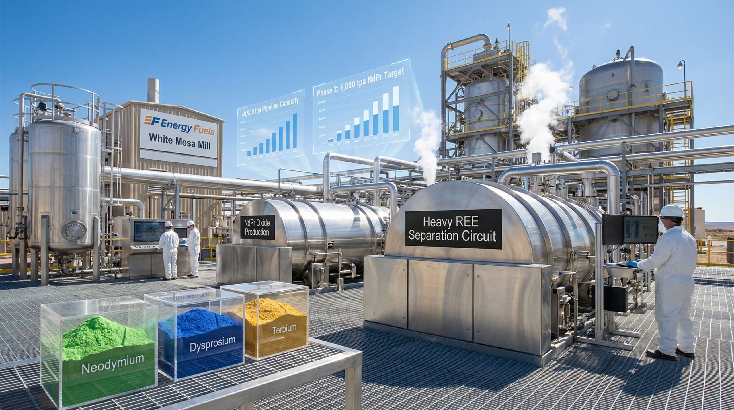 Energy Fuels Rare Earth Refining: Commercial Production