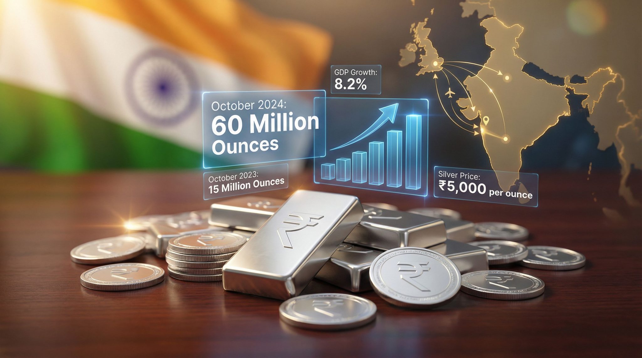 Silver Demand in India Surges 300% Amid Supply Shortage