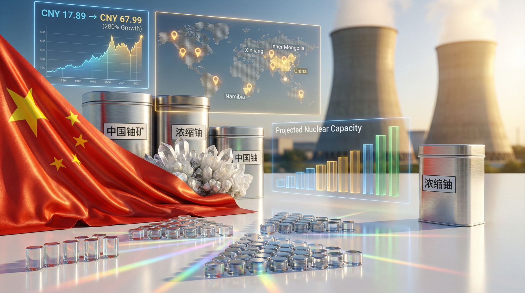 China's Uranium Miner Shares Triple on Shenzhen Debut