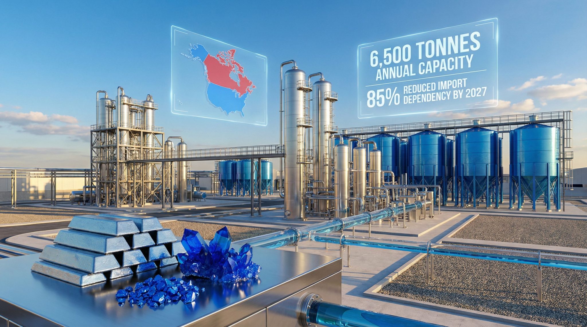Electra Battery Materials Cobalt Refinery: North America