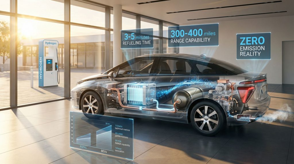Hydrogen Fuel Cell Electric Vehicles: Benefits & Tech