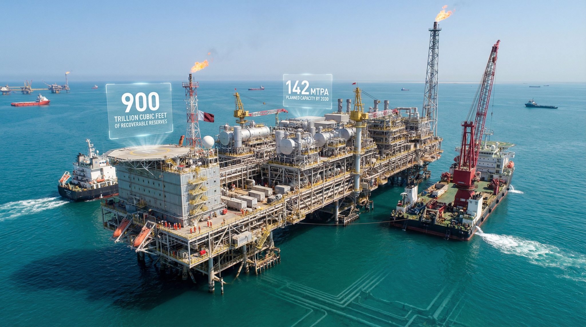 Saipem Wins Qatar LNG Offshore Contract Worth $4B