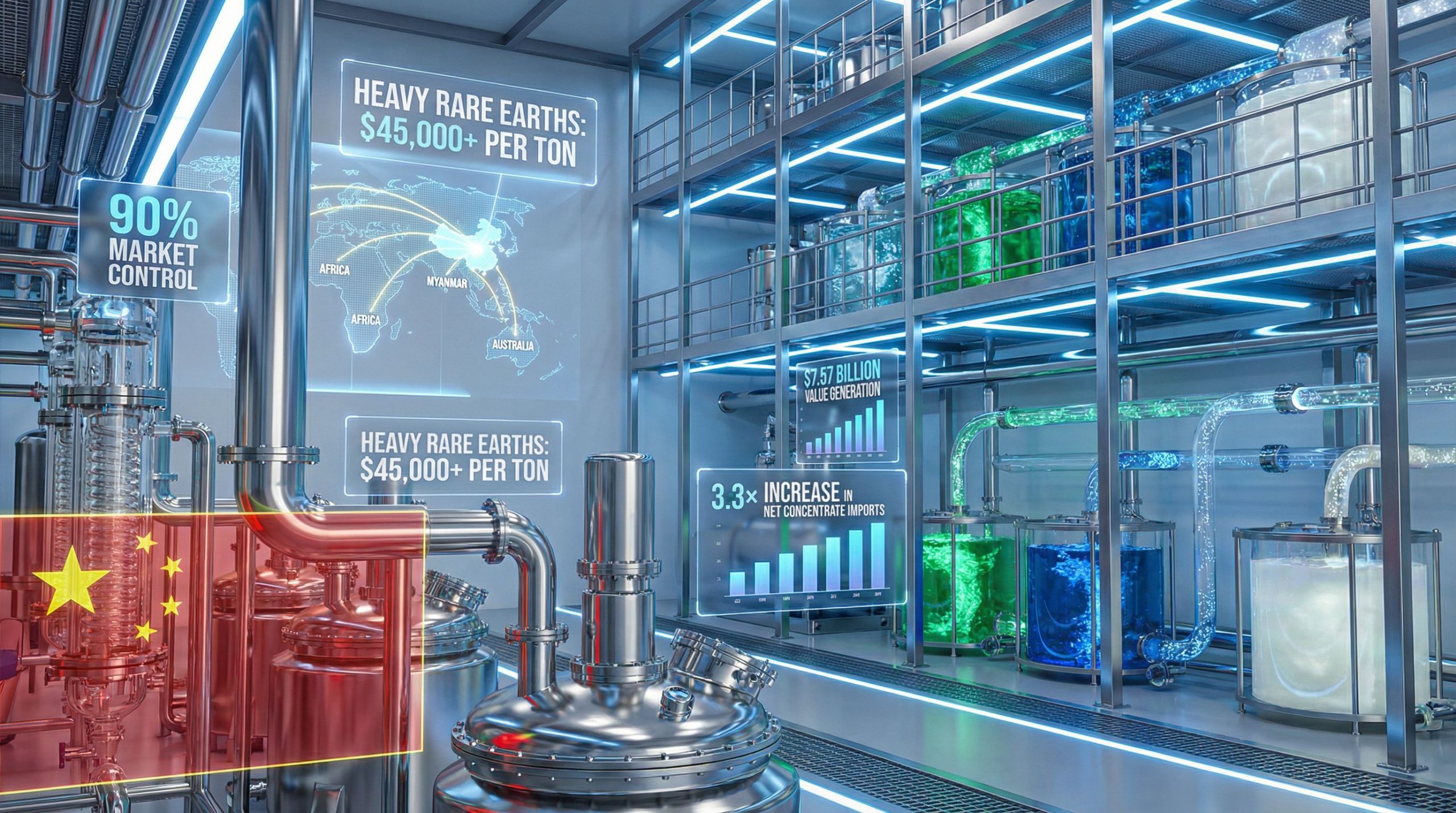 China's Rare Earth Processing Dominance Explained
