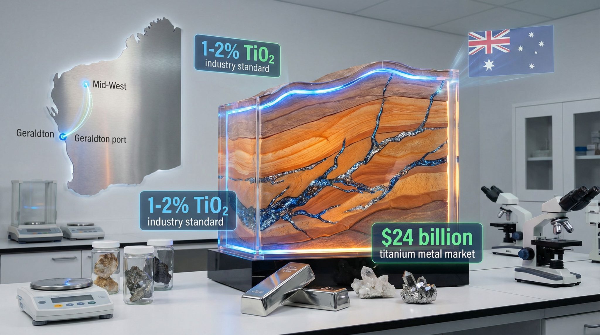 Titanium Discovery Western Australia: 5.1% Grade Found