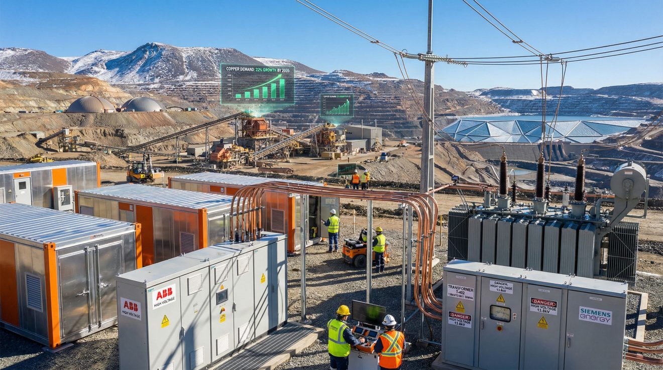ABB Electrification Automation Aitik Copper Facility