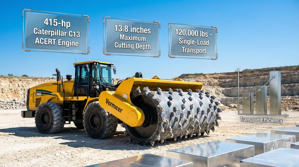 Vermeer SM55 Surface Miner: Continuous Mining Technology