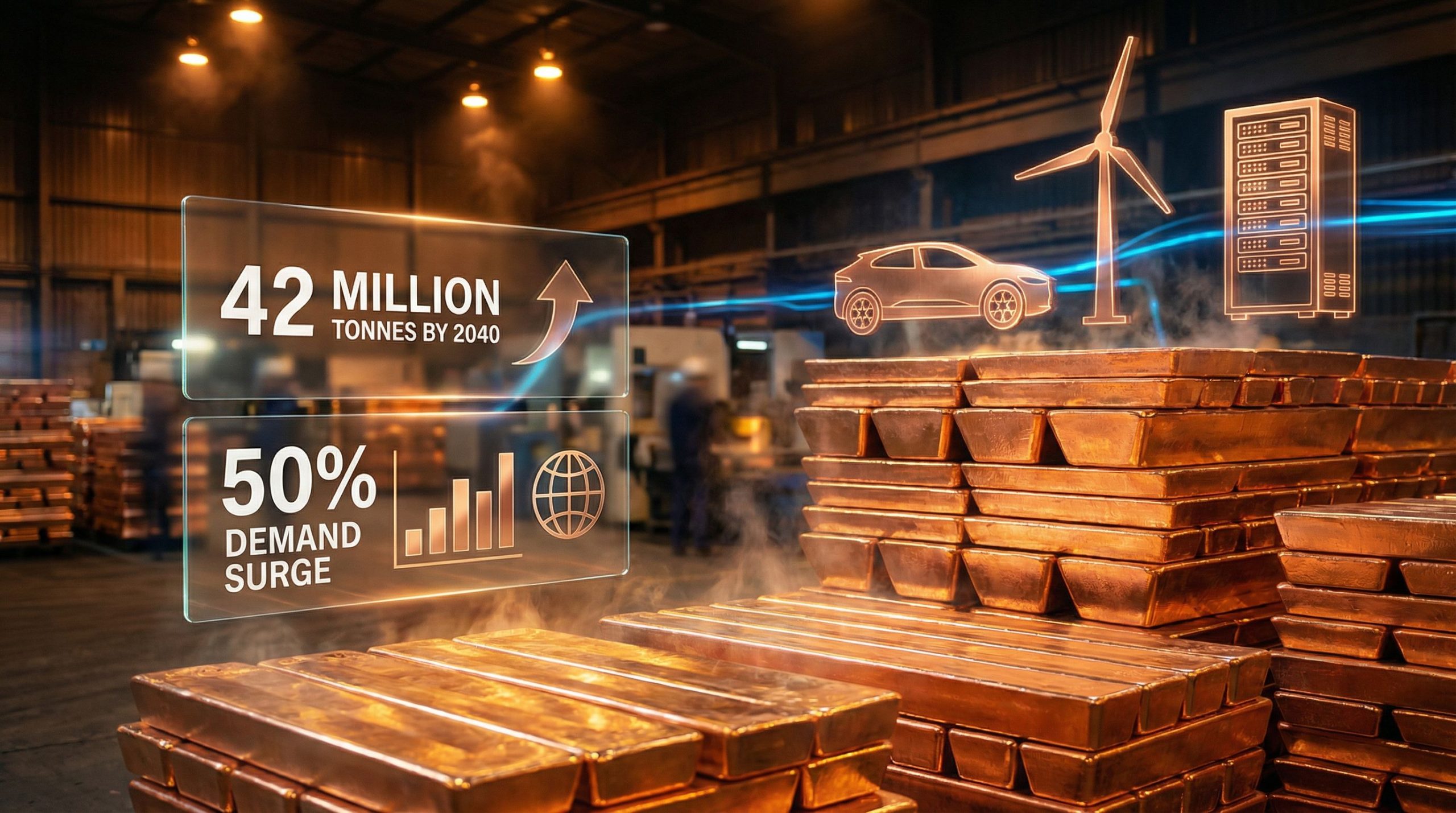 Copper Demand 2040: 42 Million Tonnes Projected Growth