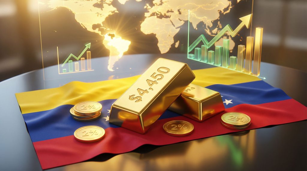 Maduro Arrest Sparks Gold Rally to $4,450 Per Ounce