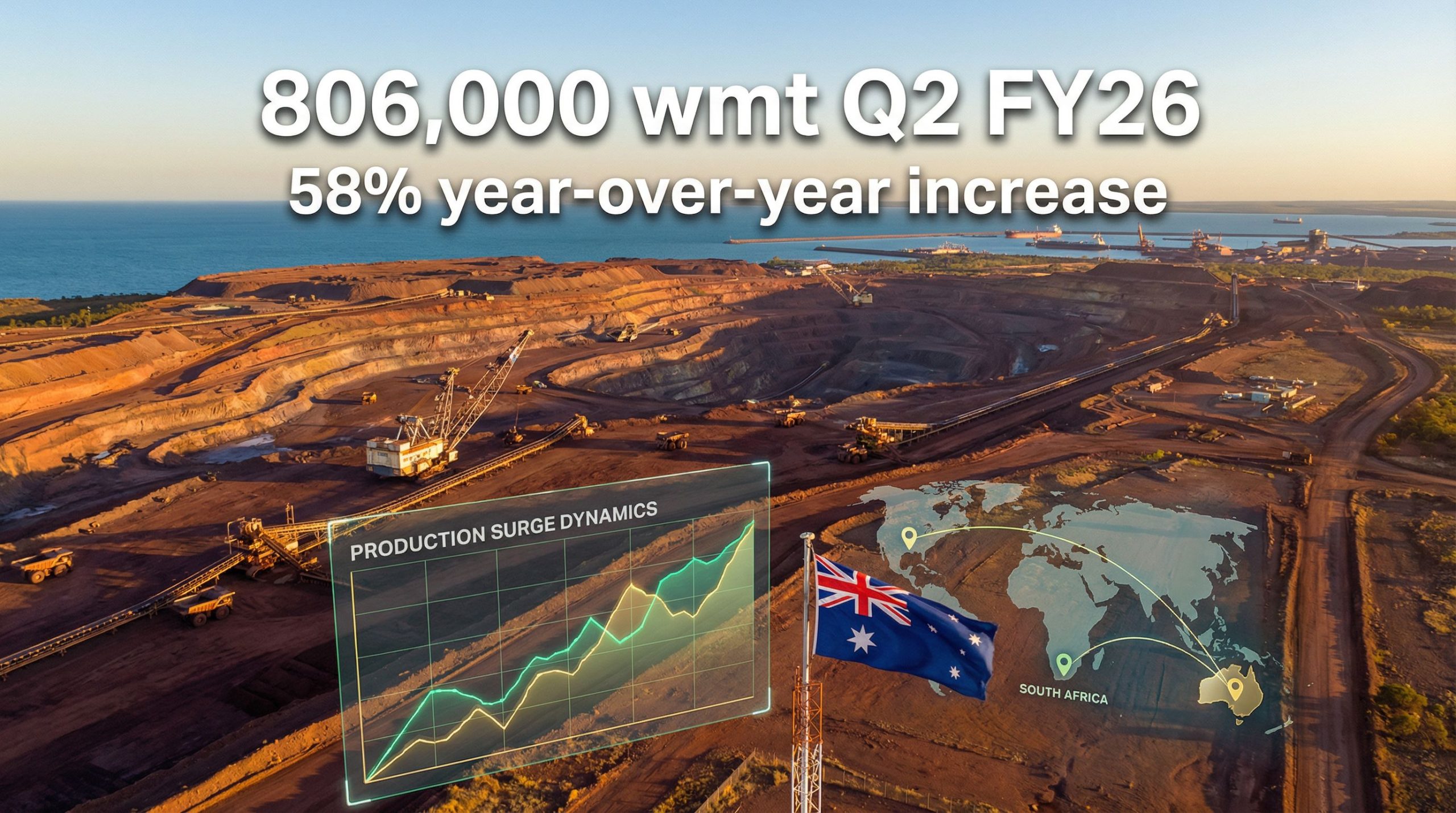 South32 Manganese Production Surge Boosts Mining Recovery