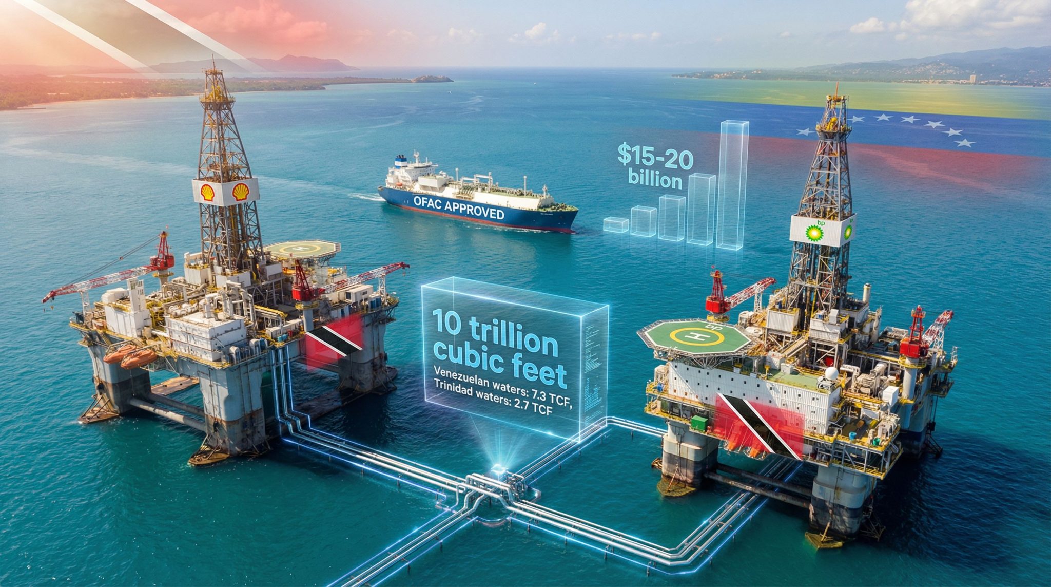 Shell BP Seek Venezuela-Trinidad Gas Field Licenses