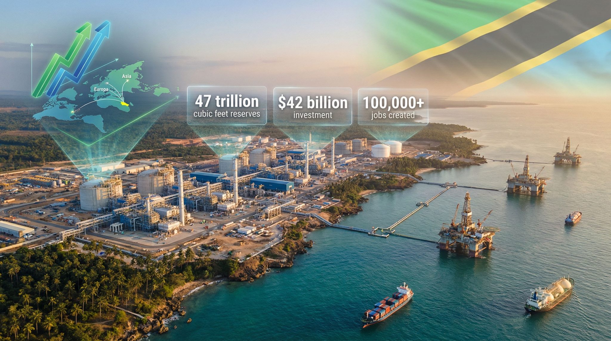 Tanzania LNG Project Deal: $42B Investment Progress