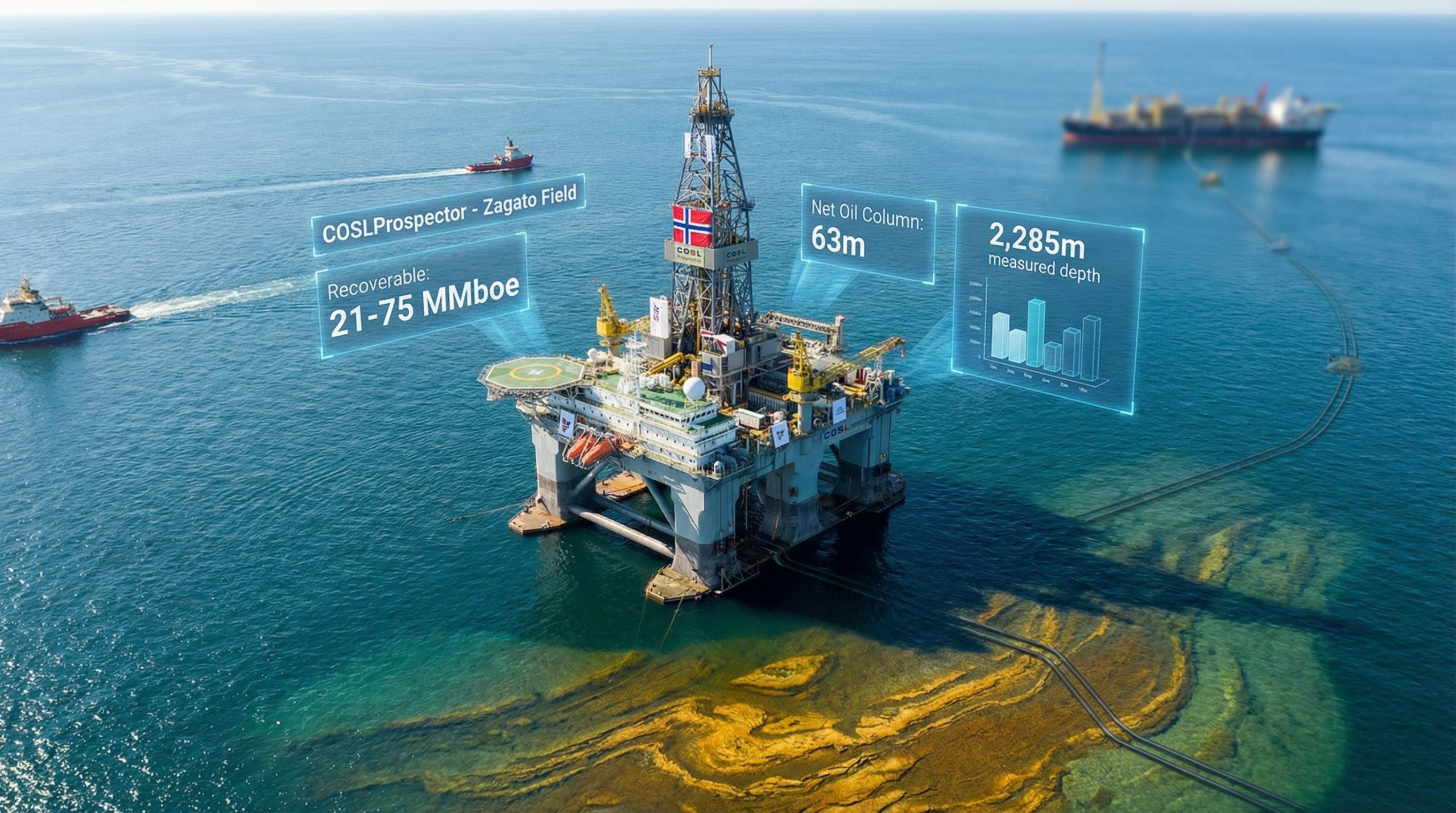 Zagato Oil Discovery Barents Sea: 21-75 MMboe Reserves