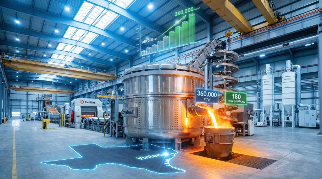 Vinton Rebar Mill Upgrade: $327M Capacity Expansion