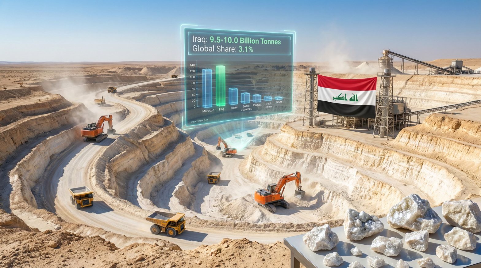 Iraq Phosphate Rock Reserves: 10B Tonnes Mining Potential