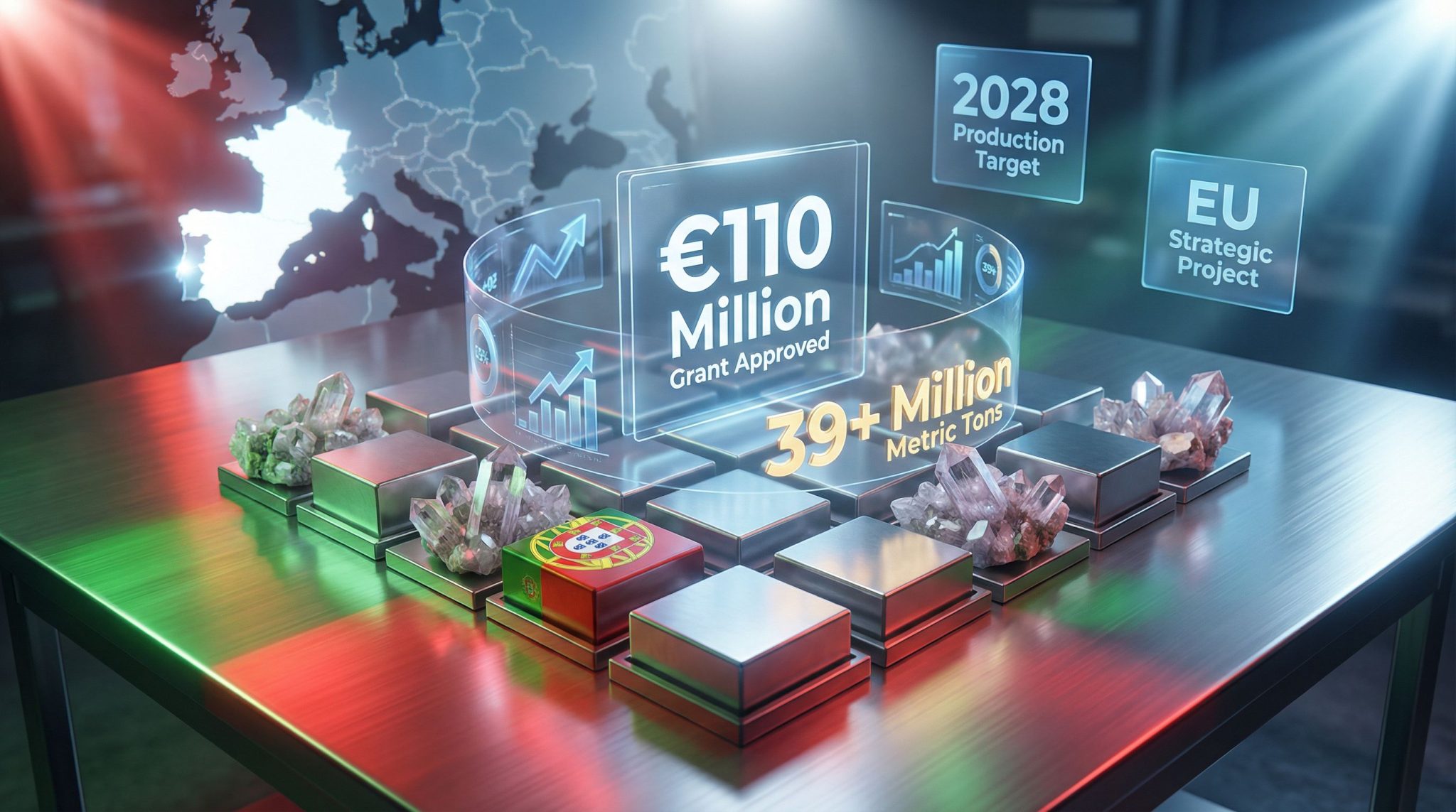 Portugal Lithium Mine Grant: €110M Approved for Barroso