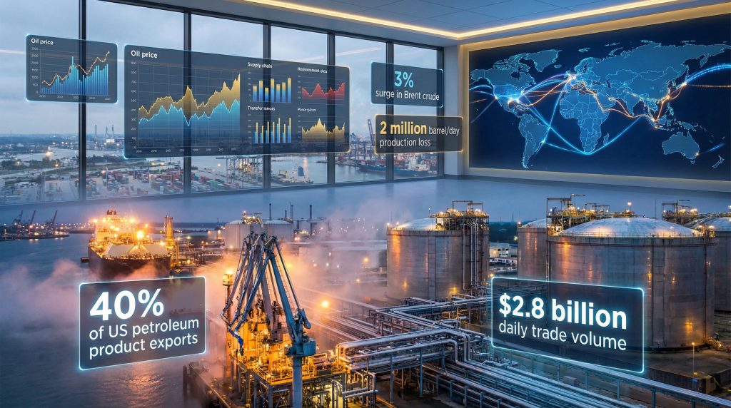 US Gulf Coast Export Disruption Hits Zero in 2026 Storm