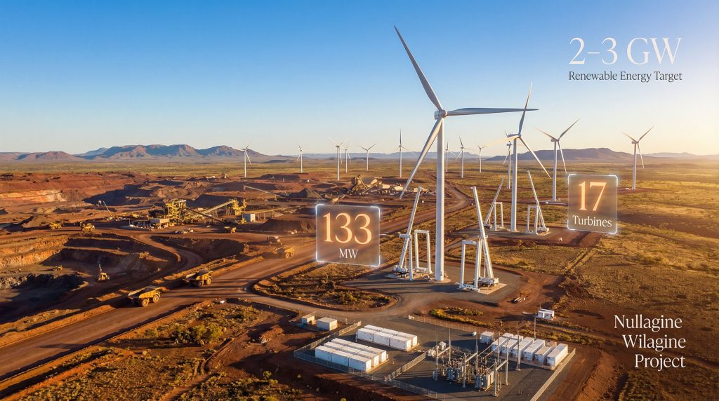 Fortescue Pilbara Wind Project Powers Mining Operations