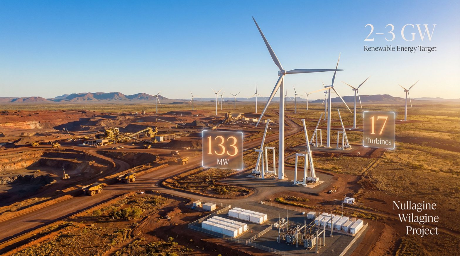 Fortescue Pilbara Wind Project Powers Mining Operations