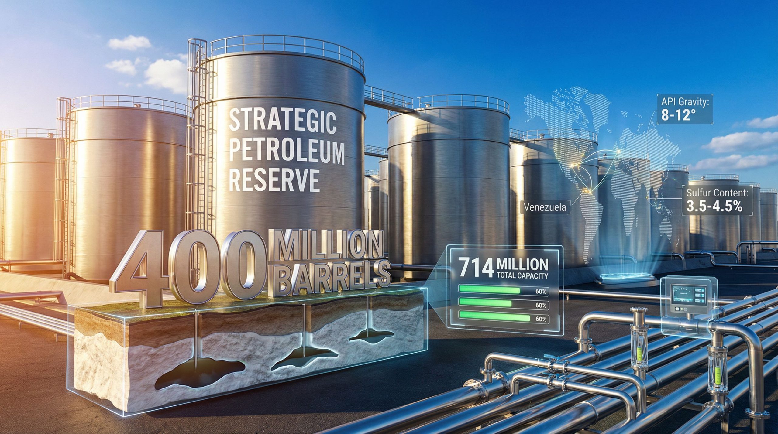 US Plans Venezuelan Crude for Emergency Oil Reserve