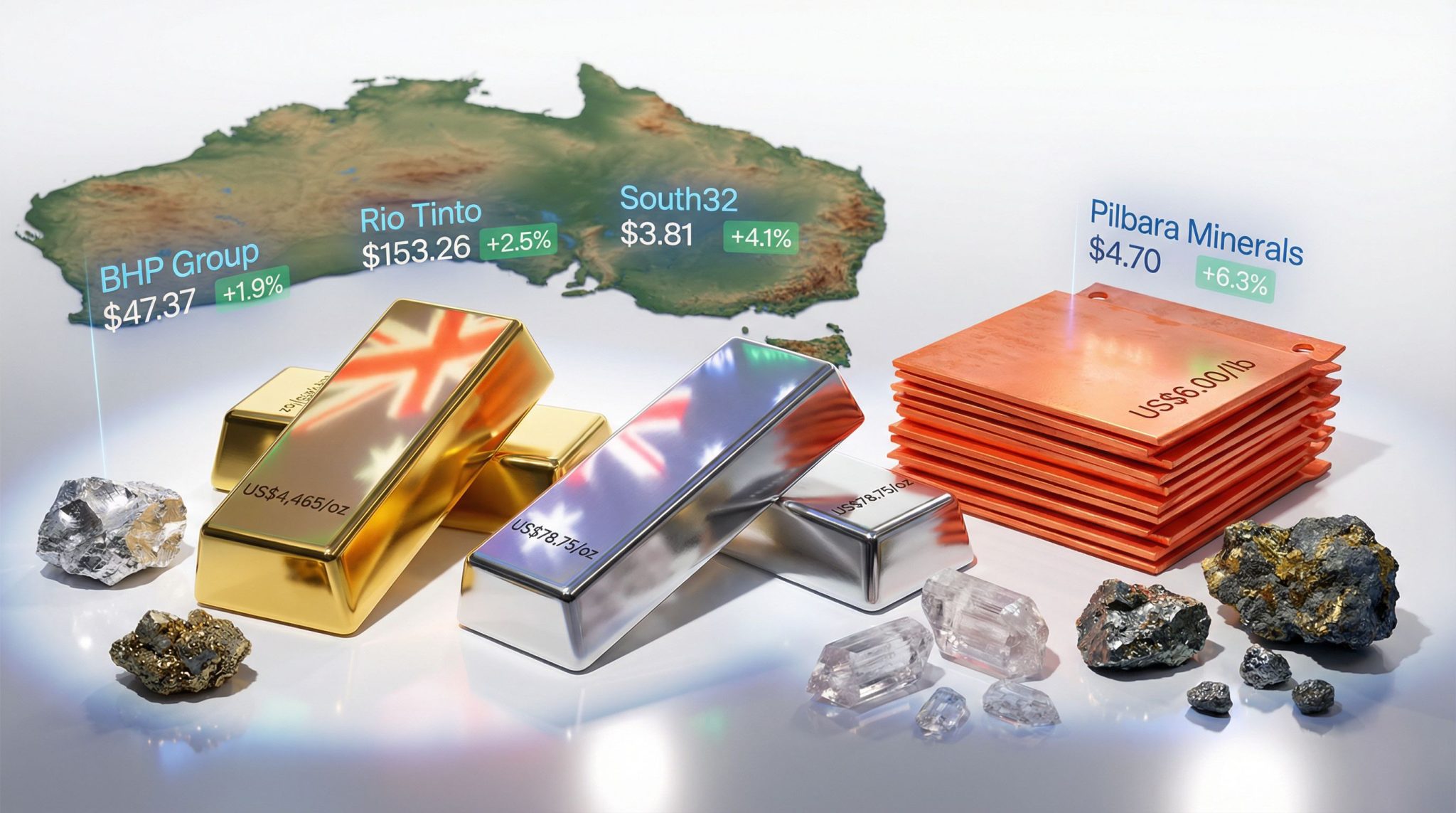 ASX Mining Shares Hit 52-Week Highs on Commodity Surge
