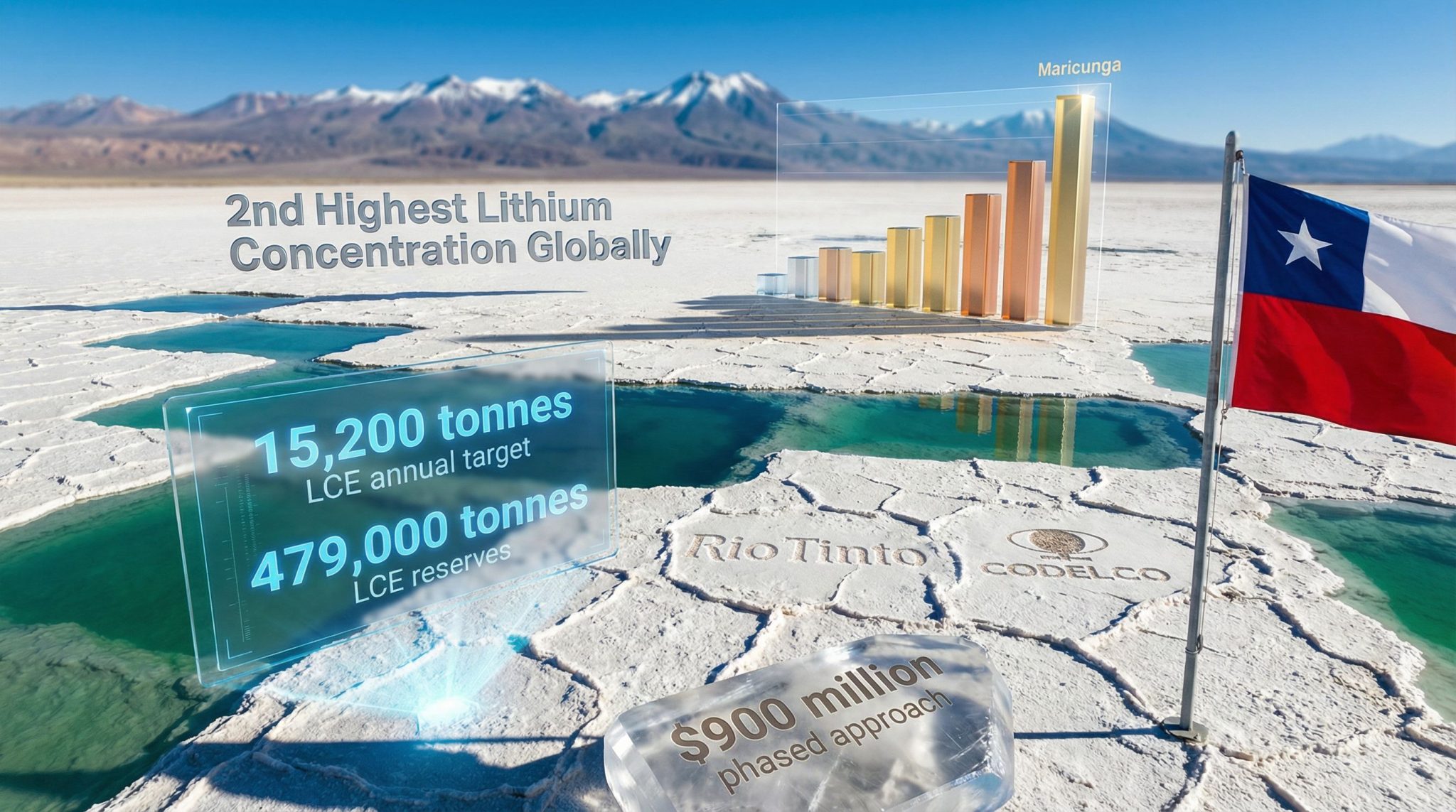 Lithium Operation Contract Maricunga Salt Flat Chile