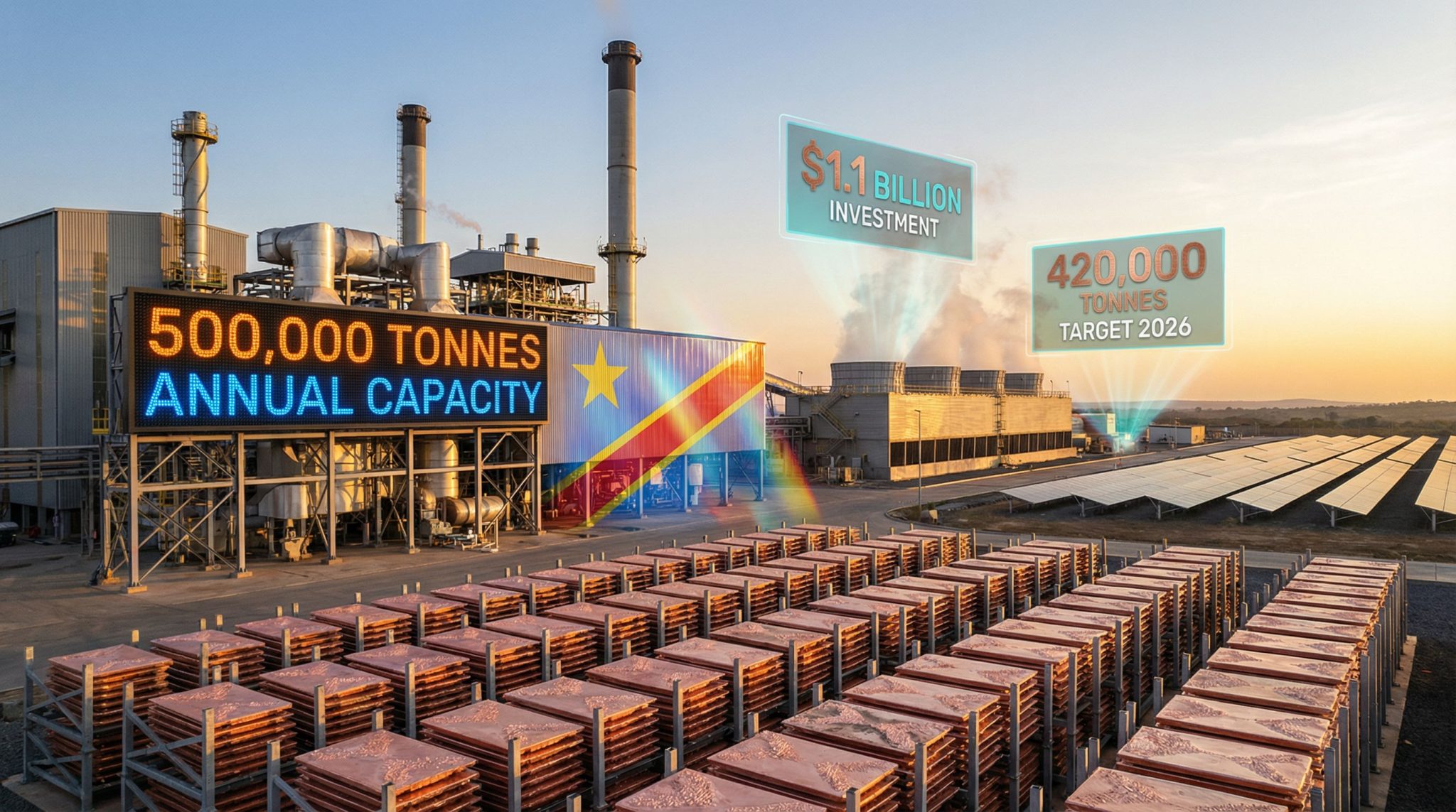 Ivanhoe Copper Anode Production DRC: $1.1B Smelter Launch