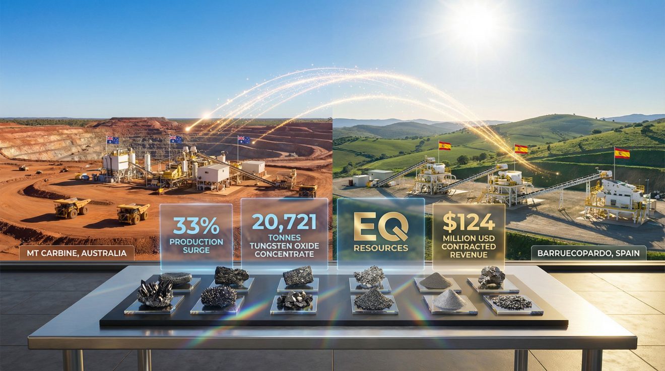 EQ Resources Tungsten Output Surge 33% as Prices Hit Highs