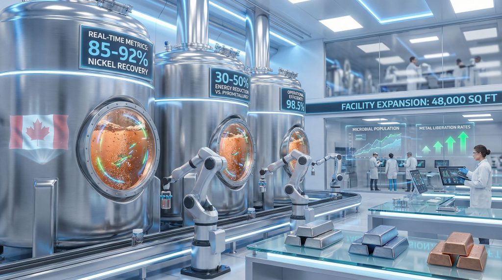 Sudbury's New Biomining Hub: Bacterial Metal Recovery