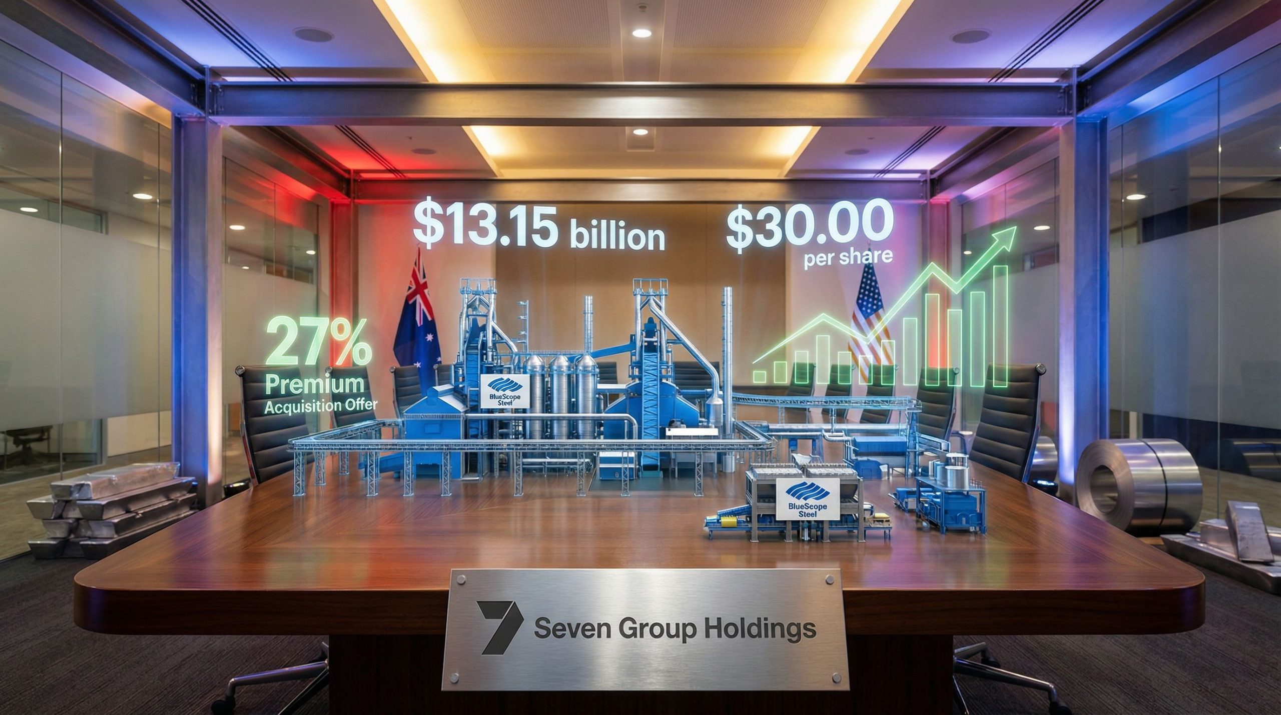 Kerry Stokes BlueScope $30 Share Takeover Bid