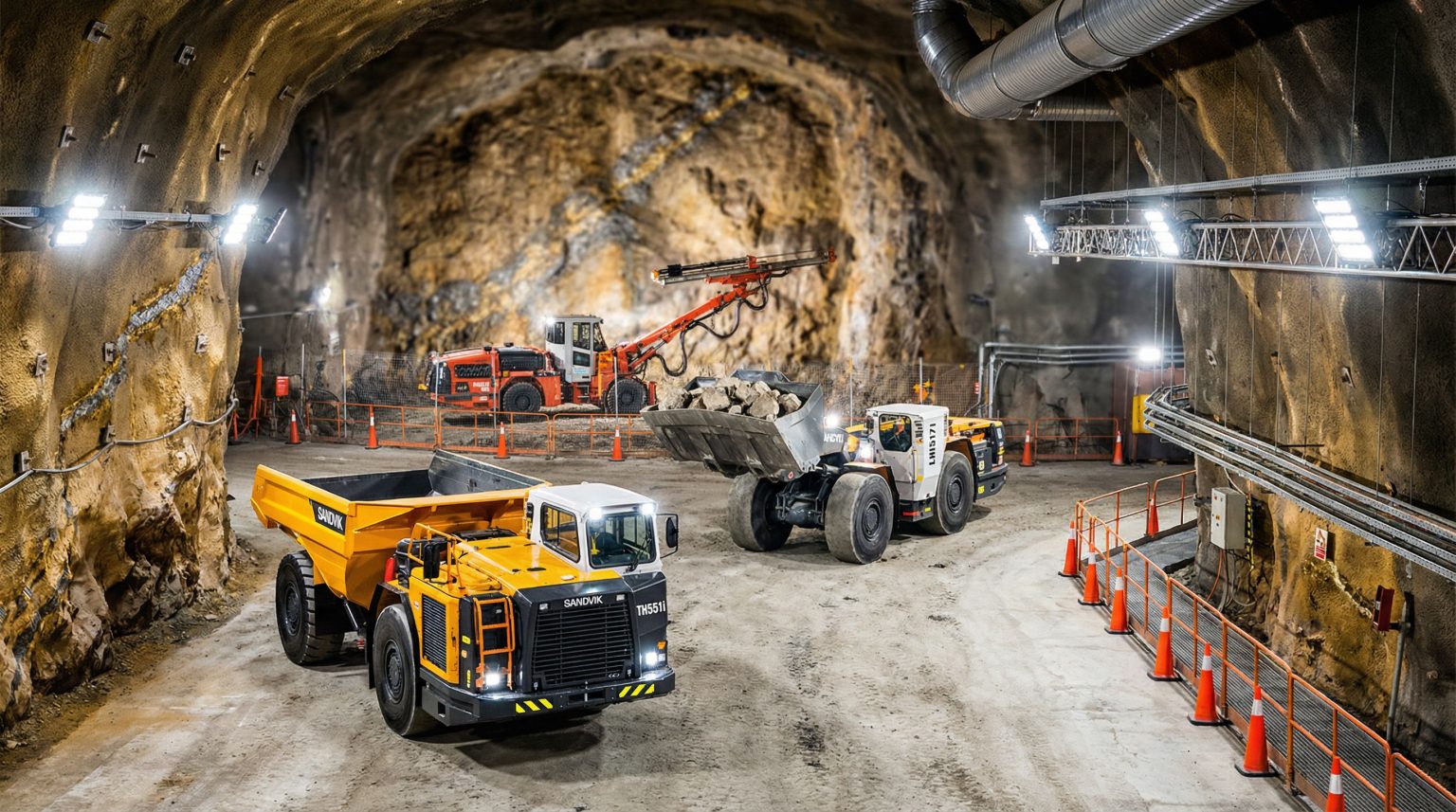 Redpath Sandvik Australian Mining Order $47M Equipment Deal