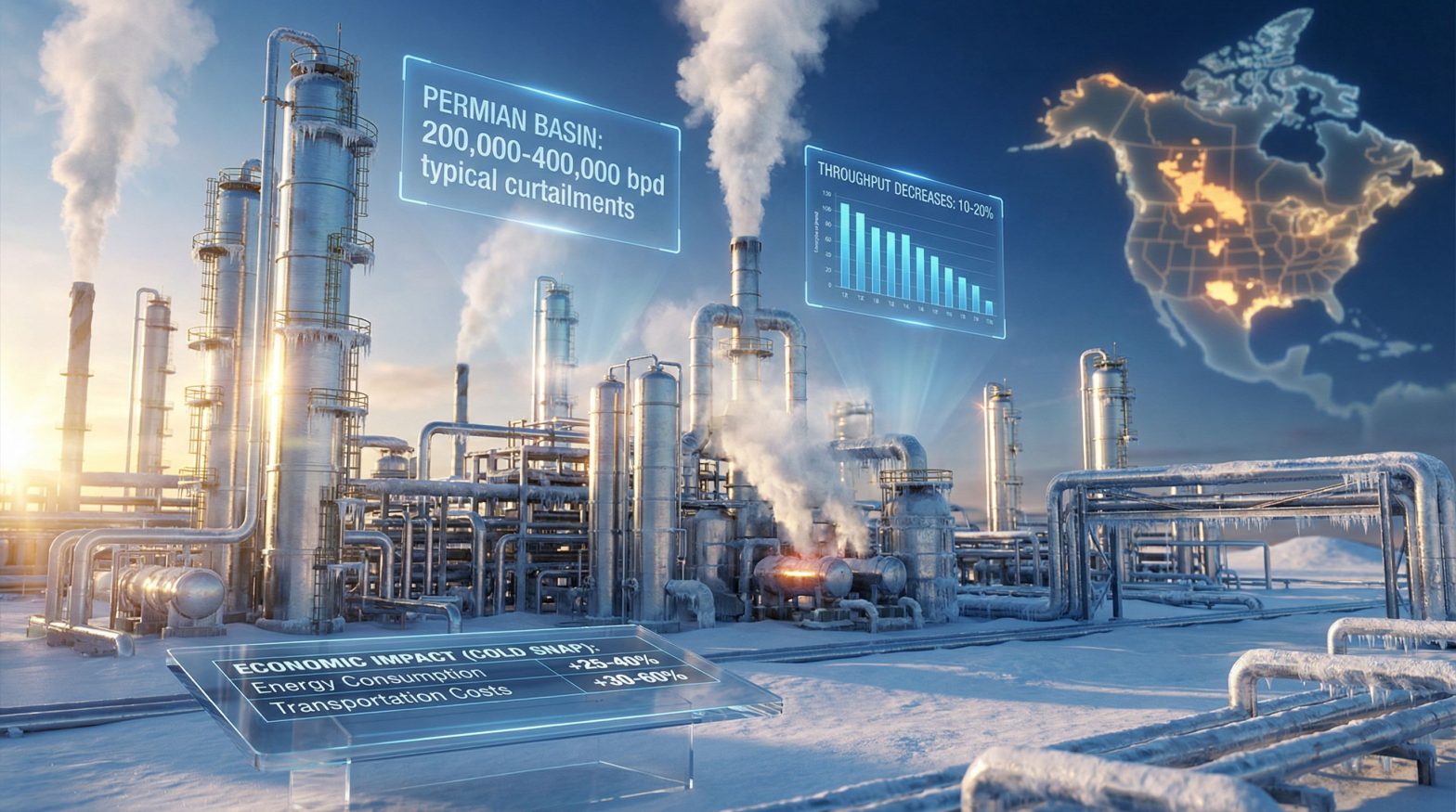 US Petroleum Inventories Fall as Cold Snap Hits