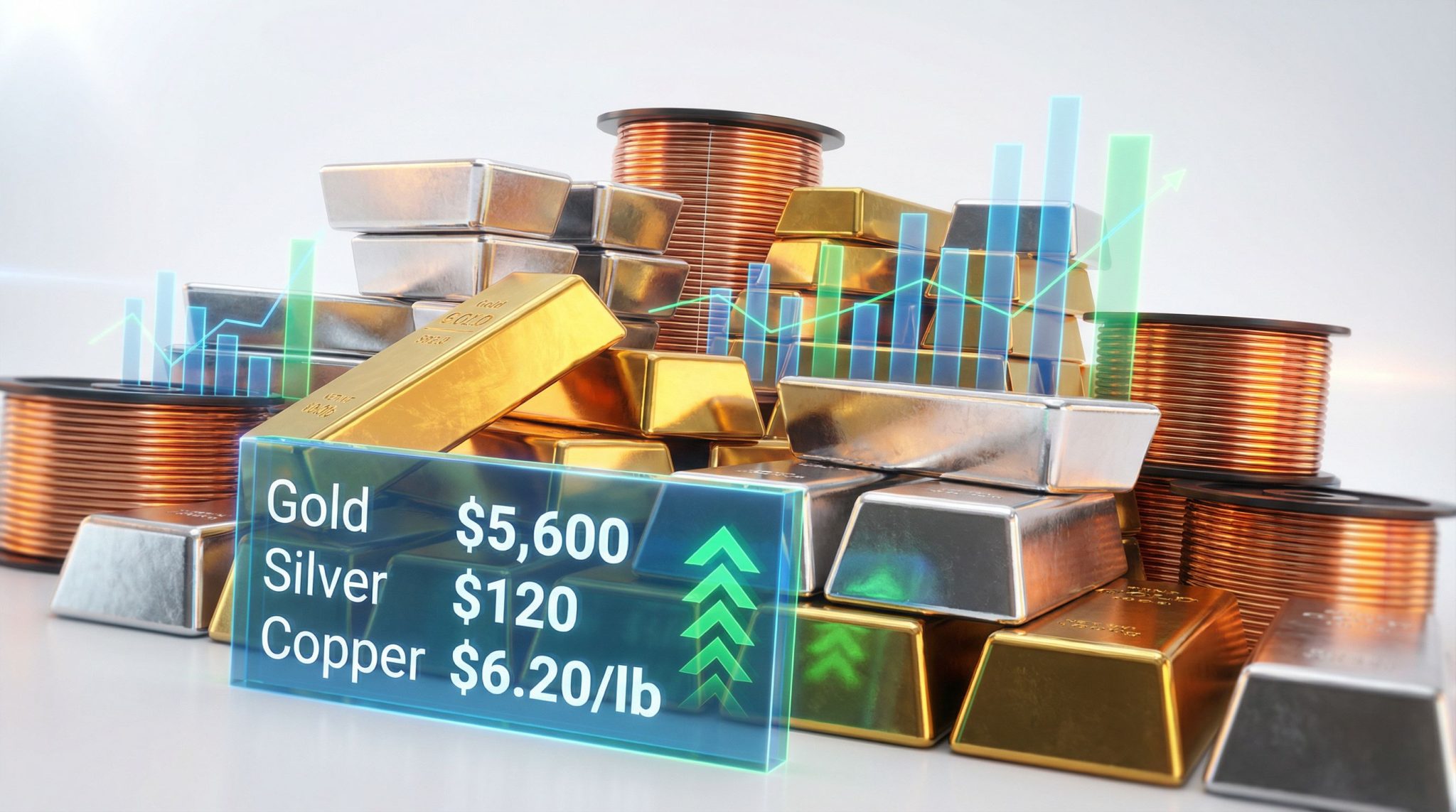 Gold Silver Copper Reach New Highs: Economic Forces