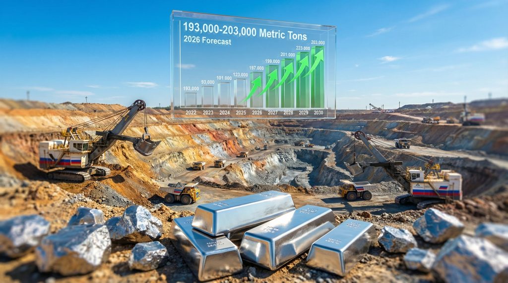 Nornickel Nickel Output Forecast 2026: 193K-203K Tons