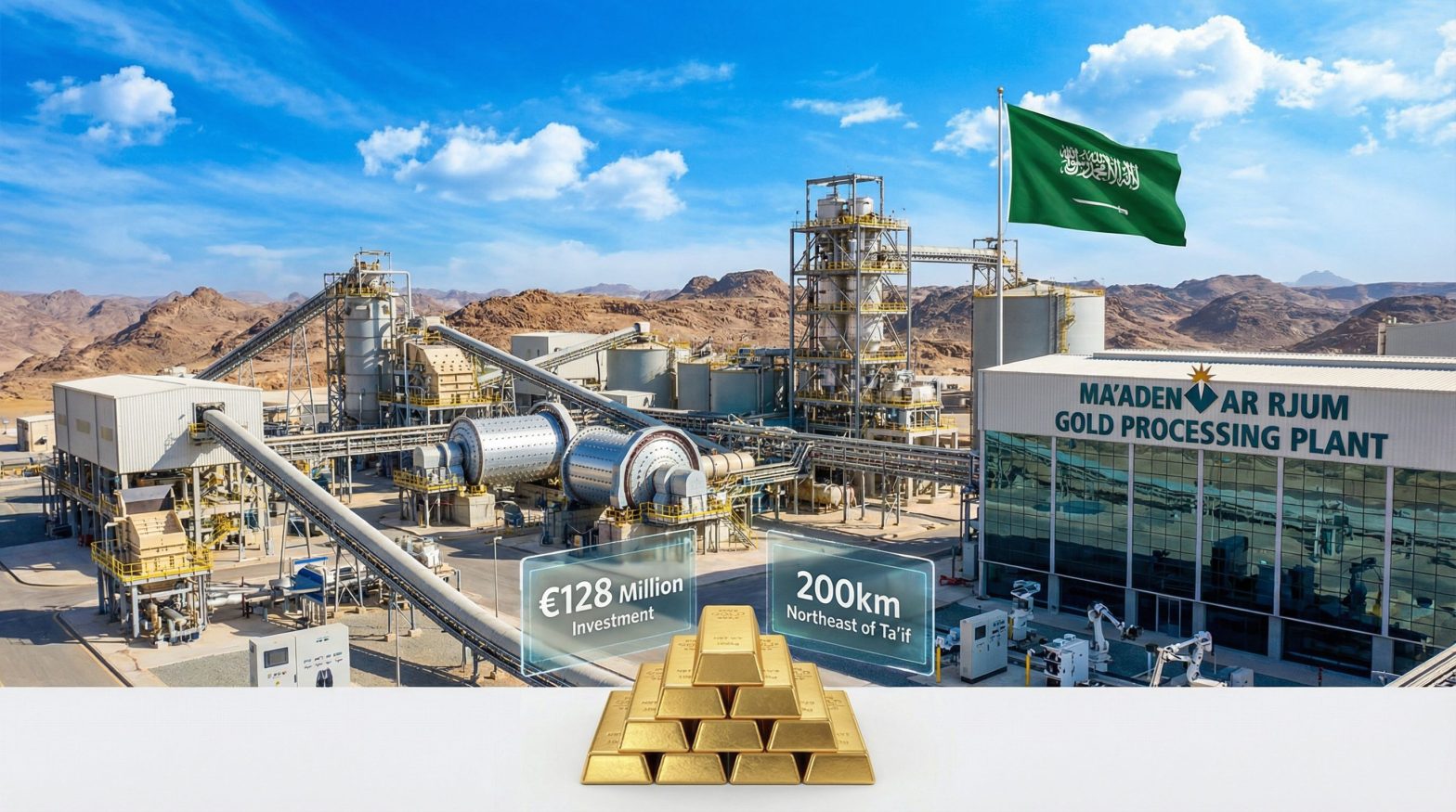 Maaden Gold Processing Plant: €128M Investment Overview