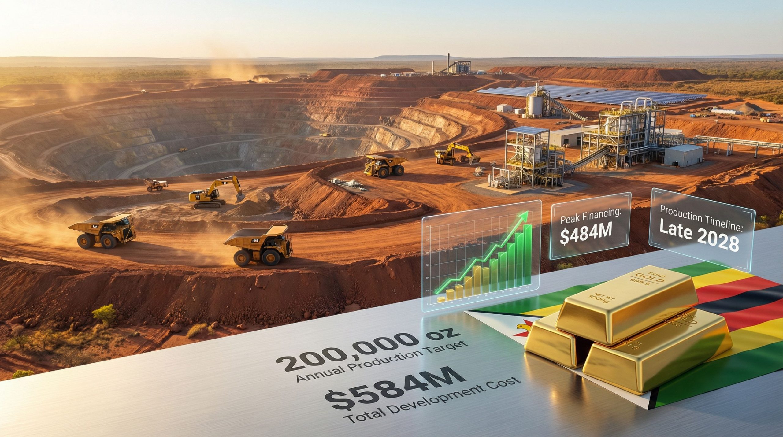 Caledonia's $150M Zimbabwe Gold Project Secures Funding