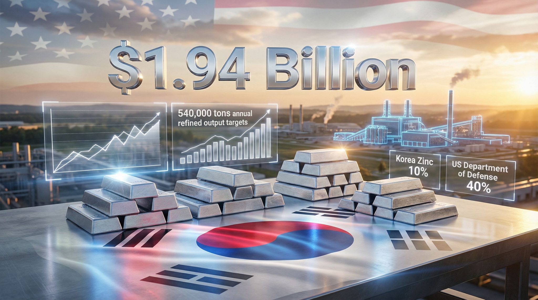 Korea Zinc US Smelter Share Issuance: $1.94B Project