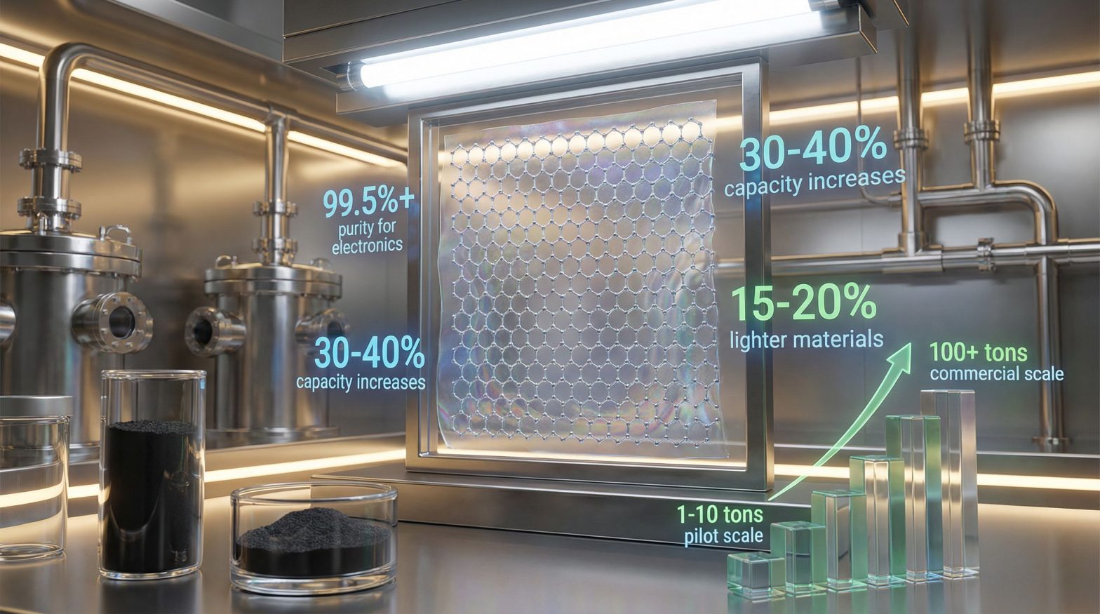 Graphene Commercialization: Production & Market Trends