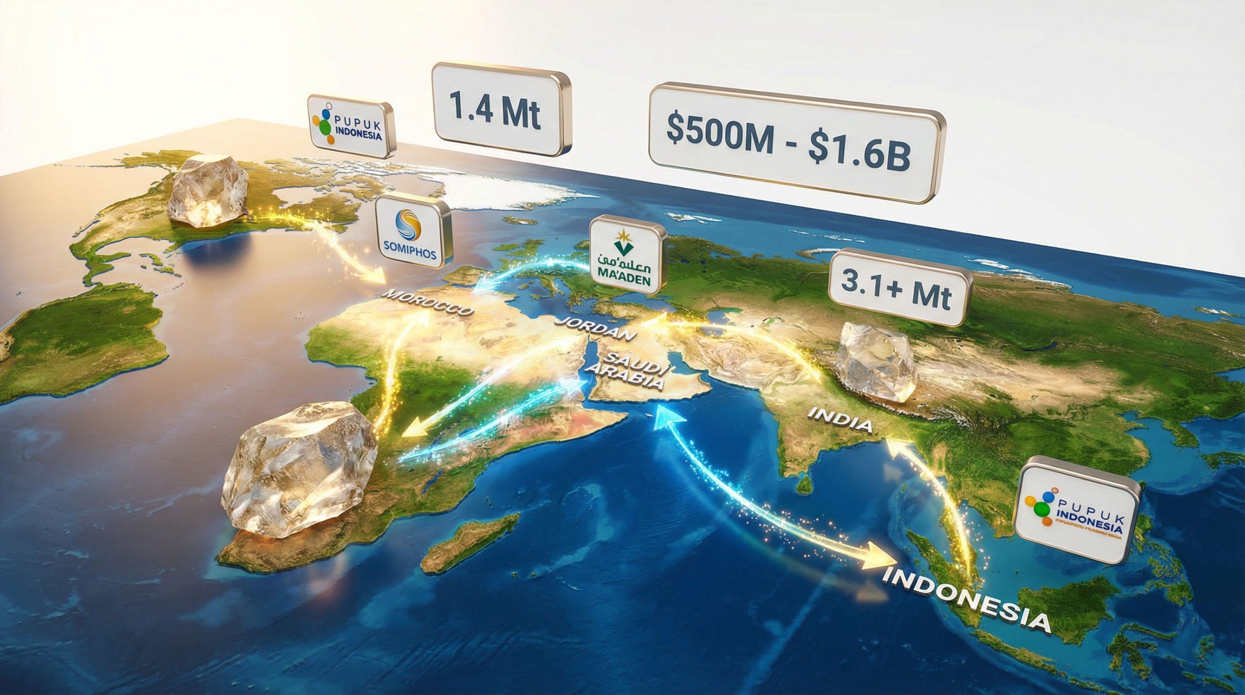Phosphate Rock MOU Deals Reshape Global Fertilizer Trade
